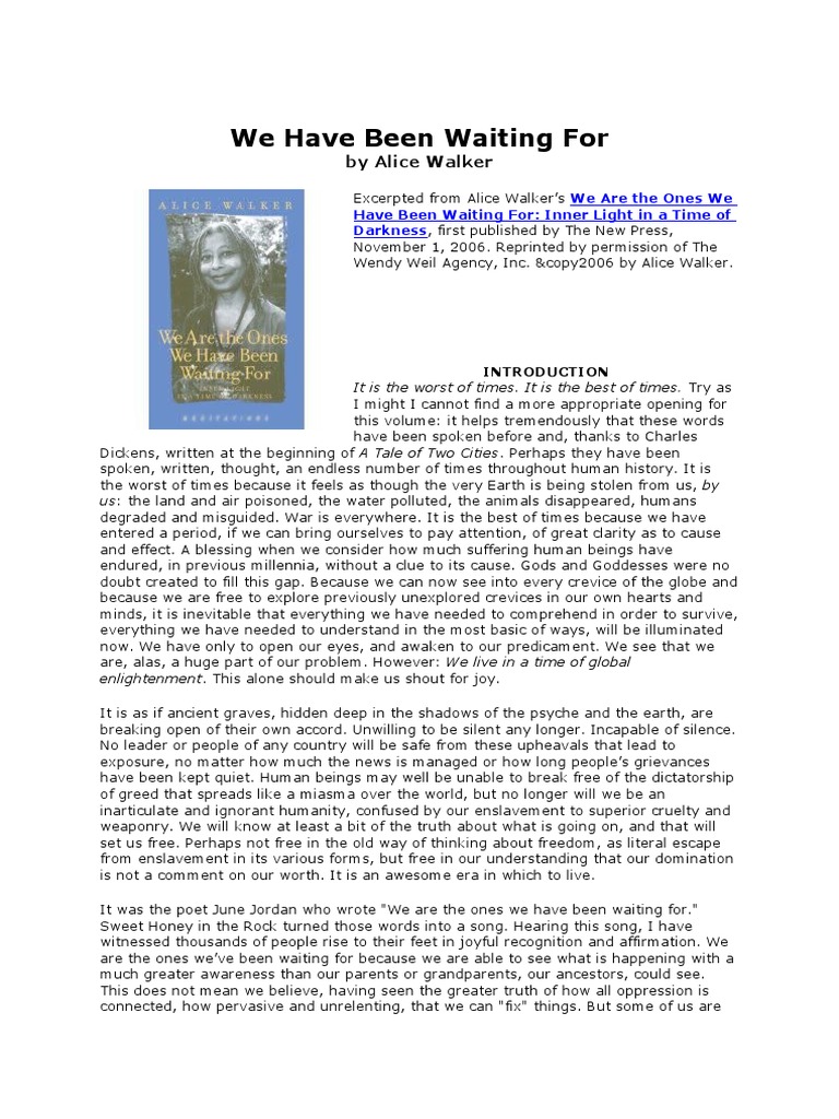 Inner Light in Dark Times: Walker's Insight | PDF | Philosophy ...