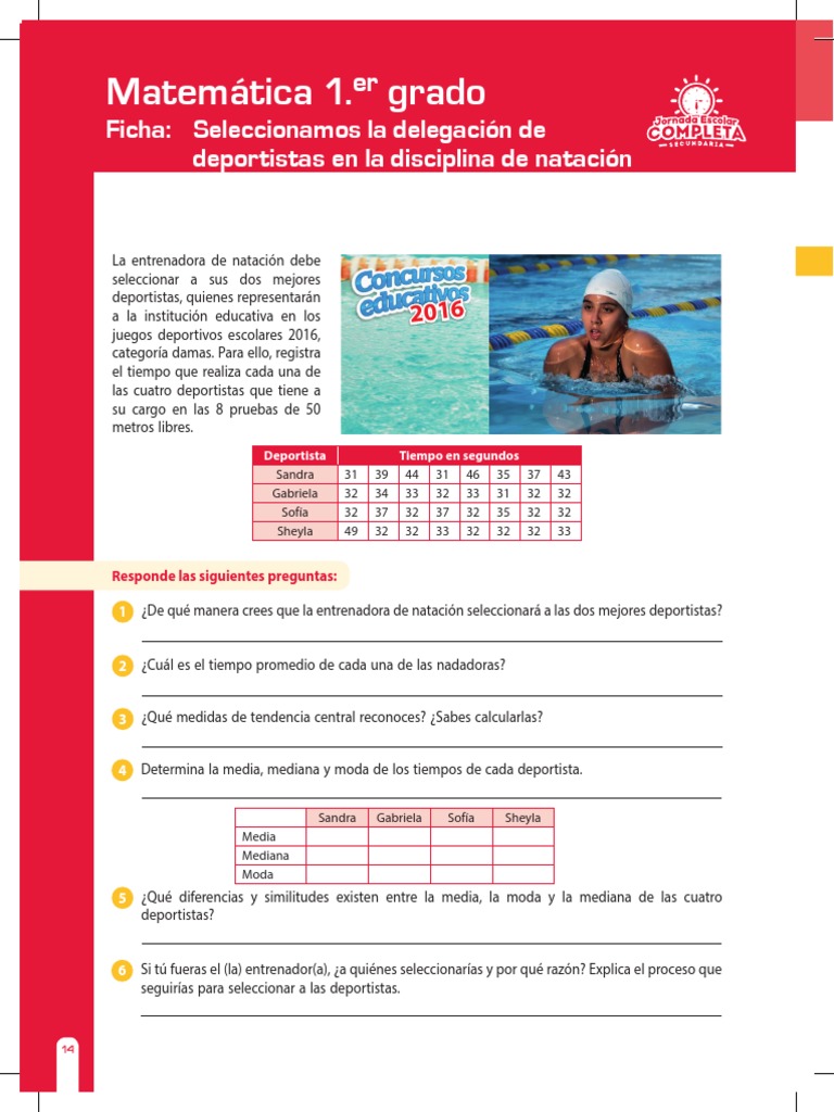 RP-MAT1-K02 - Ficha #2 | PDF | Mediana | Estadísticas descriptivas