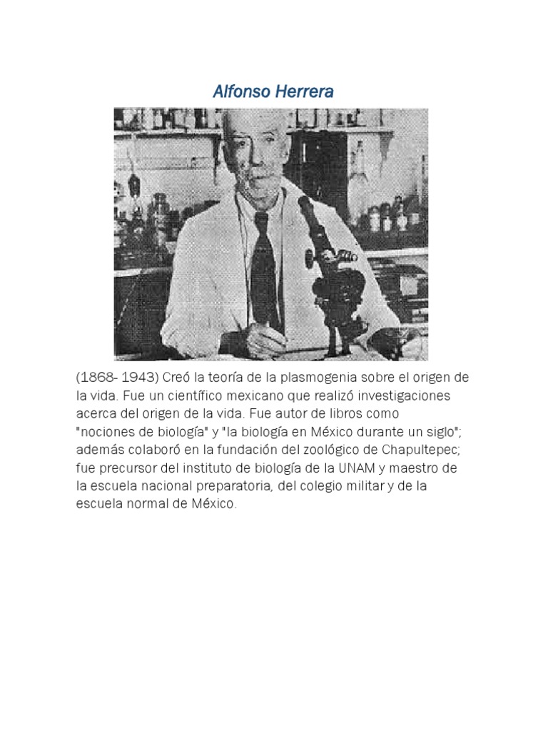 Biologos Mexicanos | PDF | Science | Biología