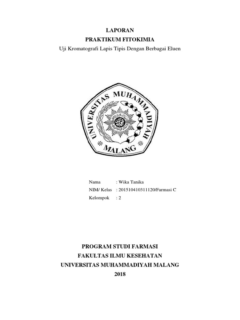 Uji Kromatografi Lapis Tipis Dengan Berbagai Eluen | PDF Uji Kromatografi Lapis Tipis Dengan Berbagai Eluen | PDF