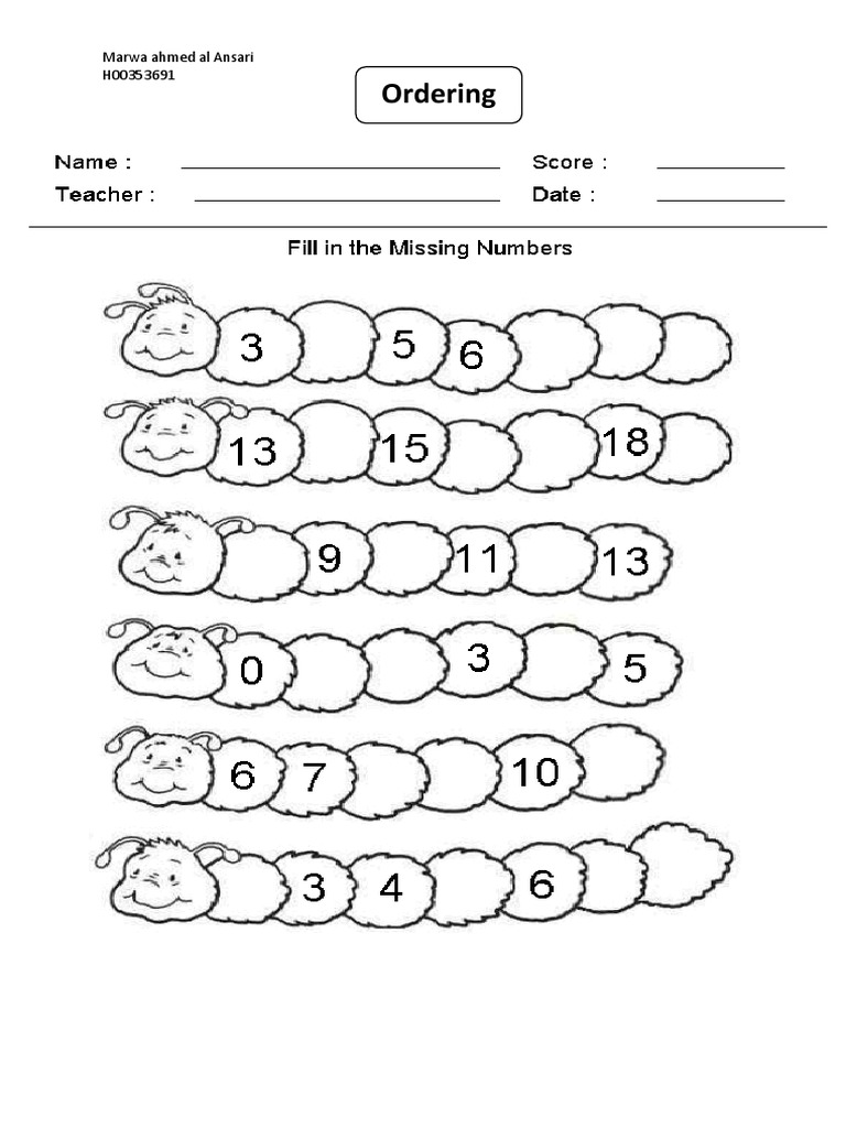 Pattern and Ordering 1 | PDF
