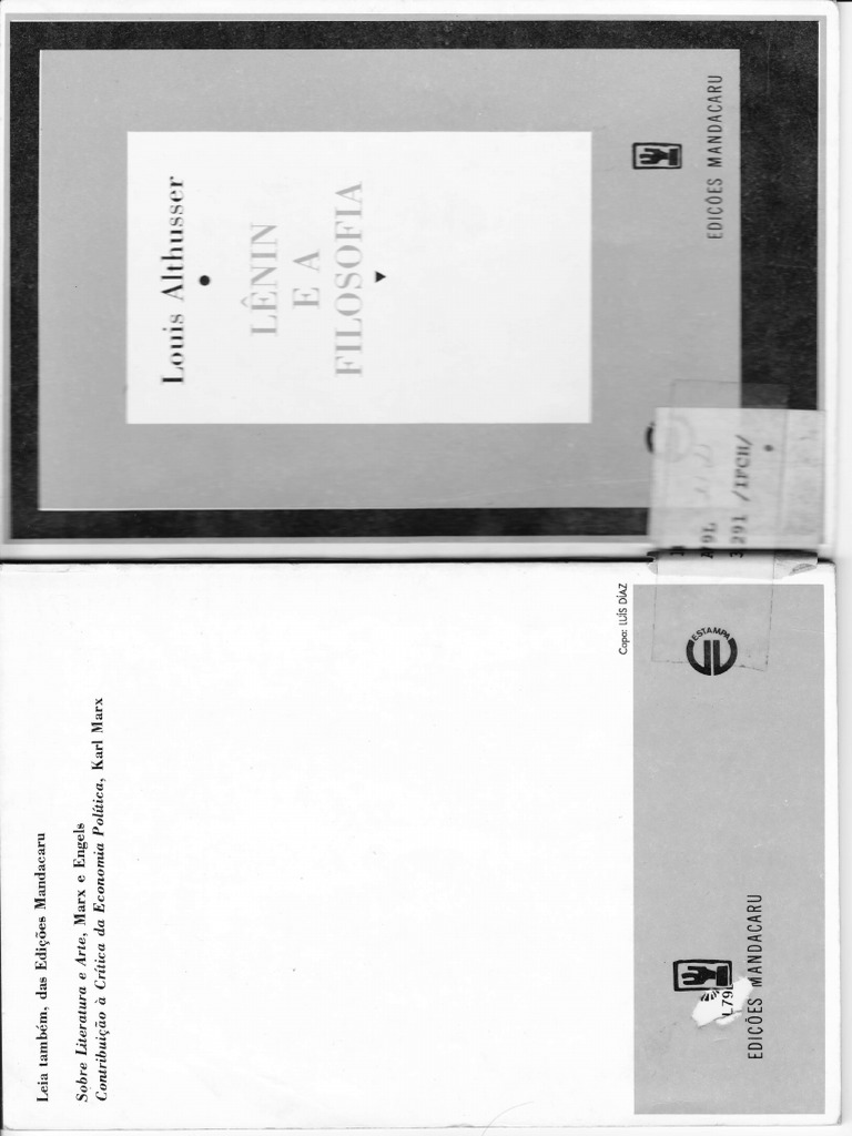 ALTHUSSER, L. (Lenin e A Filosofia) PDF | PDF