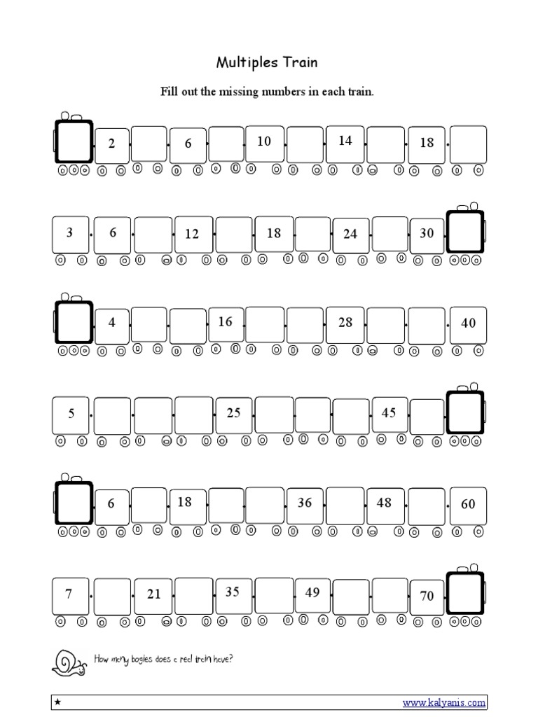 Multiples Train 1 | PDF