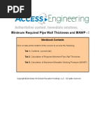 API 574 Minimum Structural Thickness Guide | PDF | Pipe (Fluid ...