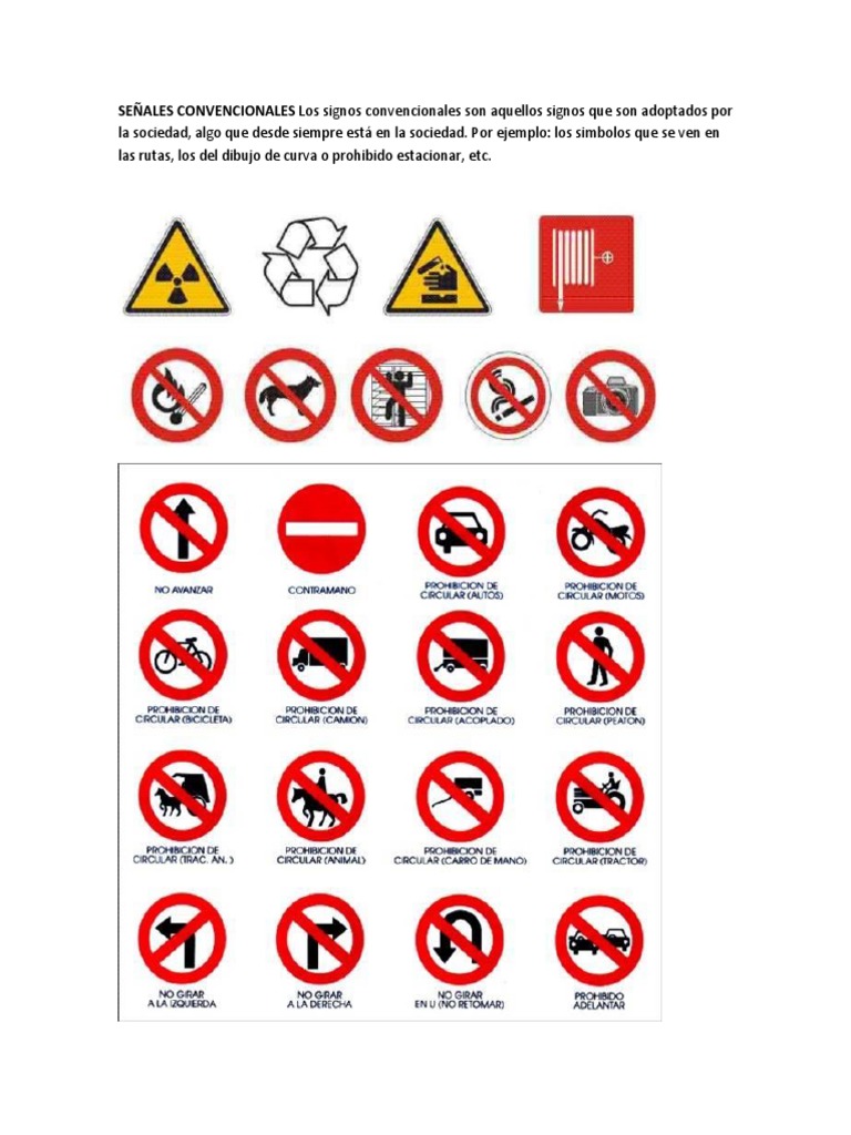 Señales Convencionales