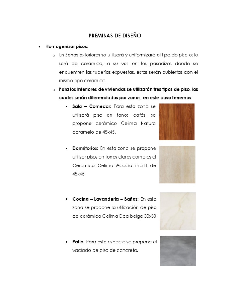 Premisas de Diseño | PDF | Diseño arquitectonico | Arquitectura