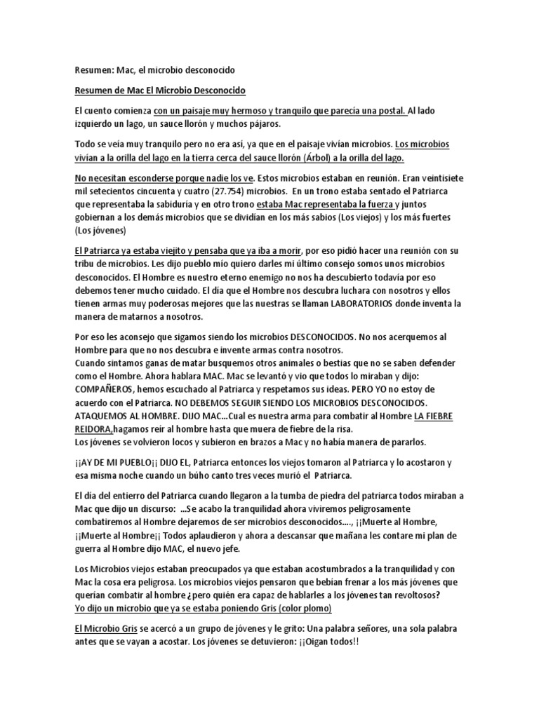 Resumen de MAC | PDF | Aves | Microorganismo