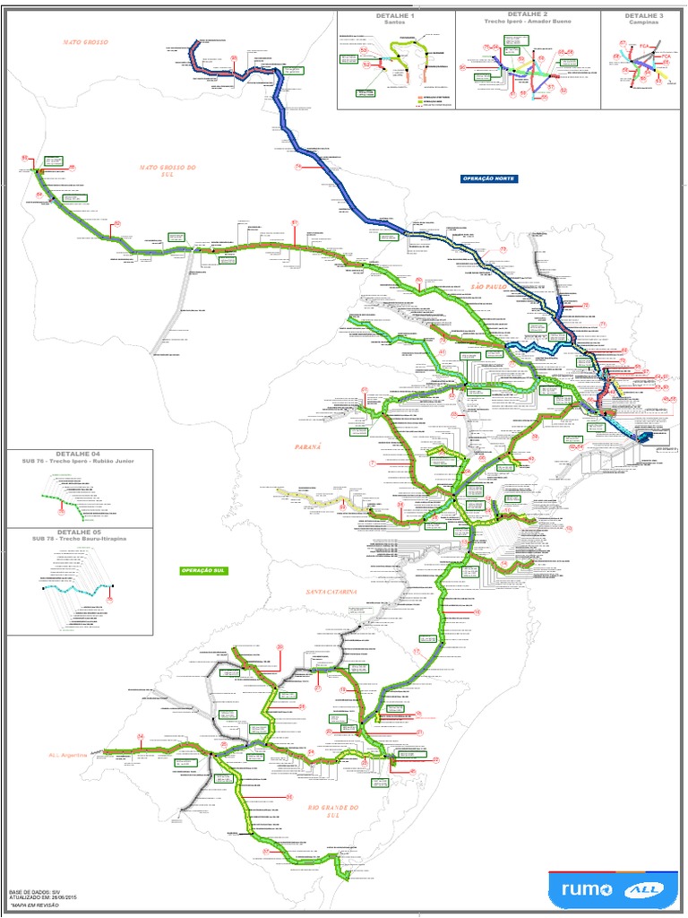 Mapa Rumo 2015 | PDF