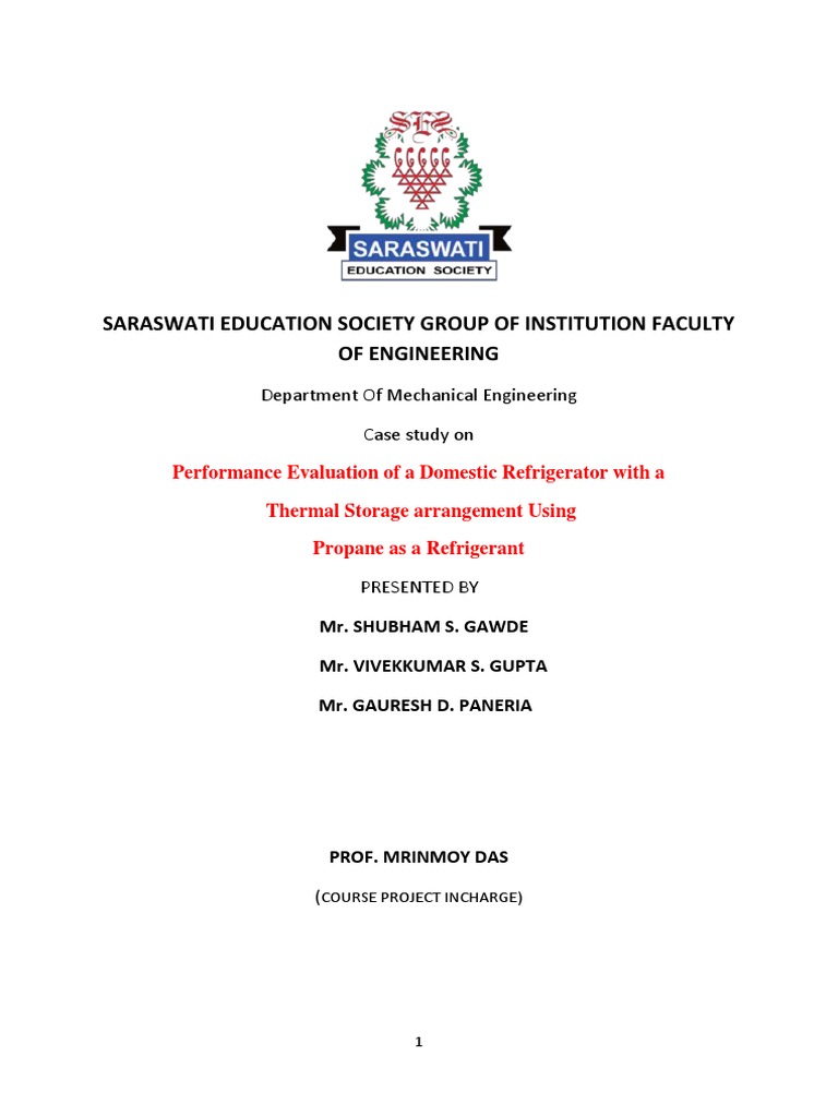 RAC Case Study | PDF | Refrigerator | Air Conditioning