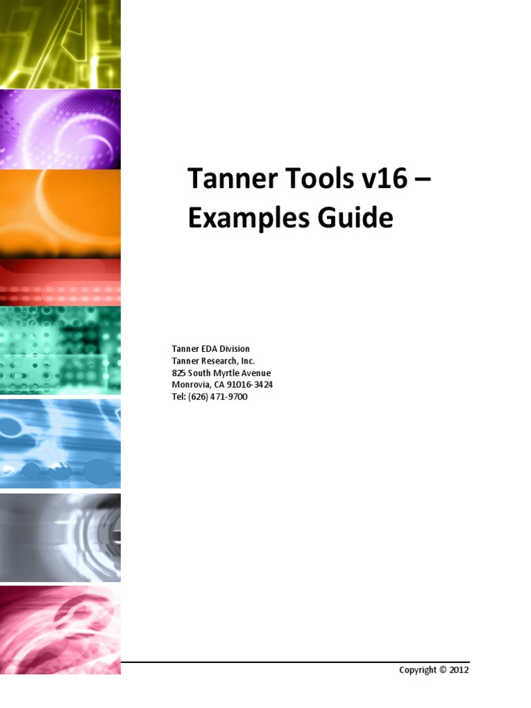 Tanner Tools Examples Guide PDF | PDF | Spice | Power Inverter