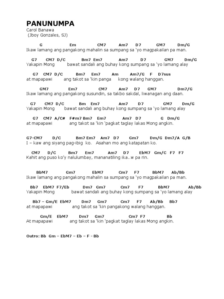 PANUNUMPA Hangad | PDF