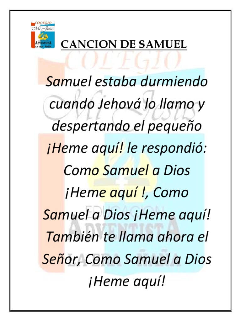 Cancion de Samuel | PDF