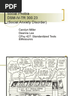 Social Phobia Anxiety Inventory | PDF | Social Anxiety Disorder | Phobia