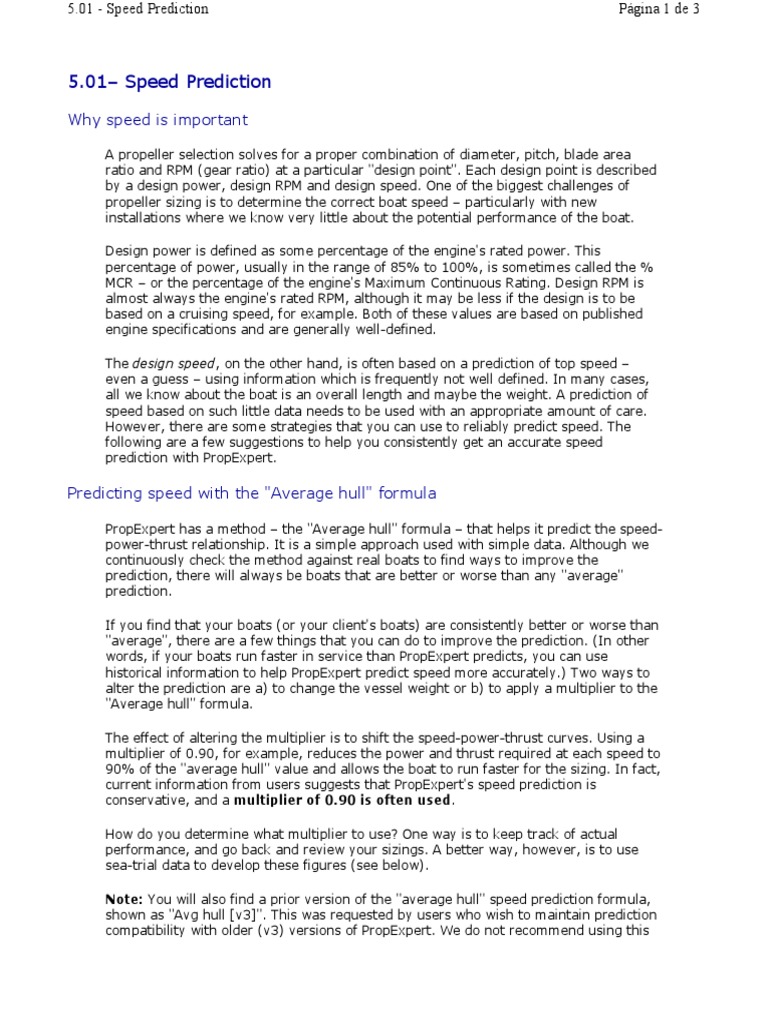 Propexpert Transport Efficiency | PDF | Prediction | Propeller