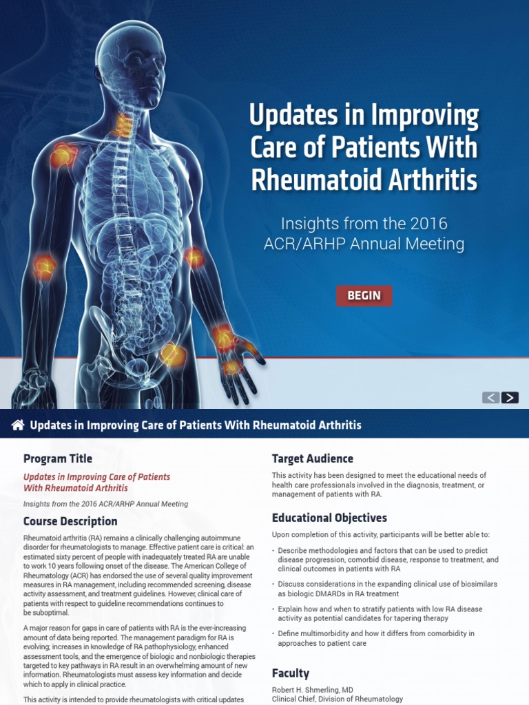 Final Acr | PDF | Antibody | C Reactive Protein