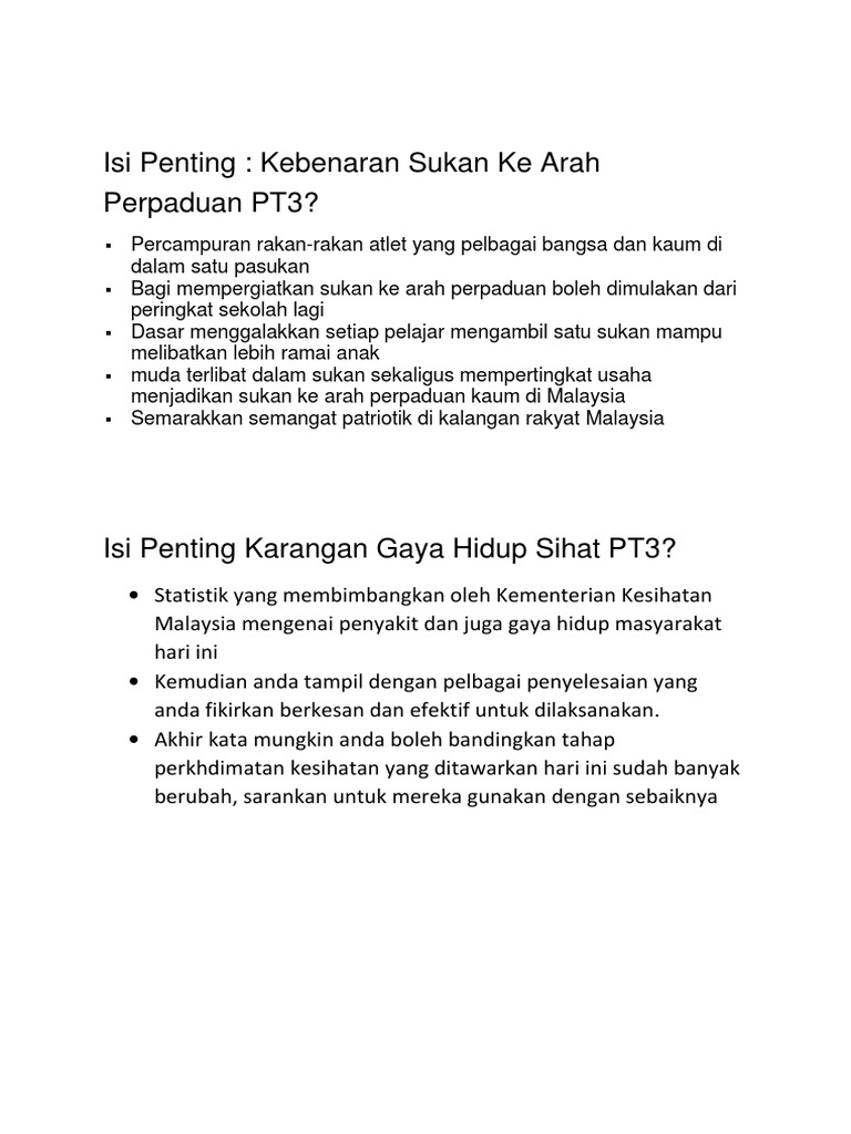Isi Penting | PDF