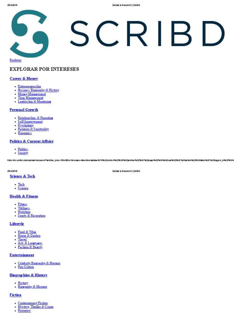 Upload A Document - Scribd | PDF | Scribd | Electronic Publishing