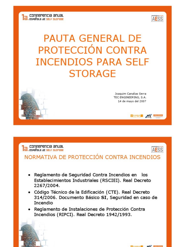 RSCIEI Resumen | PDF | Protección contra incendios | Construyendo ...