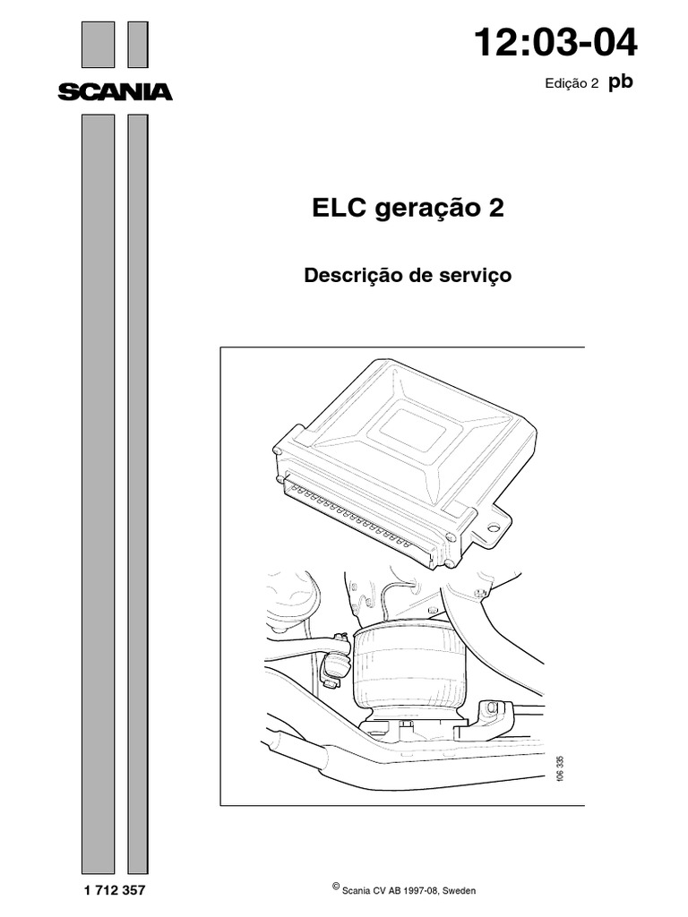 12 Elc Geração 2 Descrição de Serviço Scania s4 | PDF | Suspensão ...
