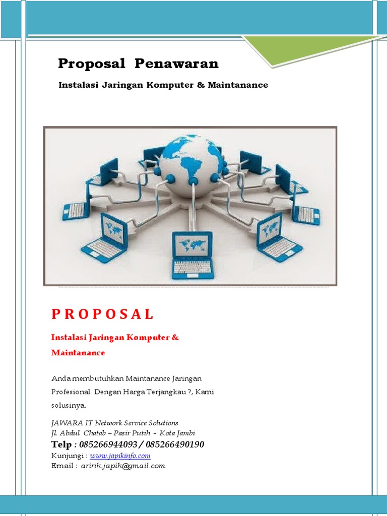 Proposal Jaringan Komputer | PDF