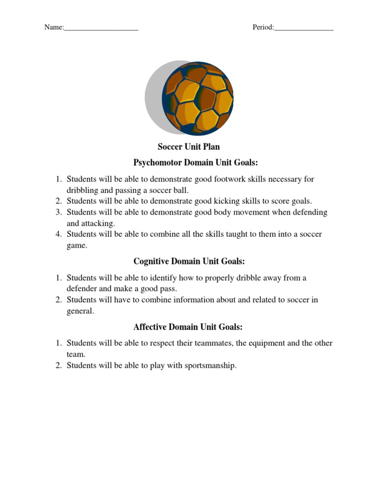 Soccer Unit Plan DV | Download Free PDF | Association Football ...