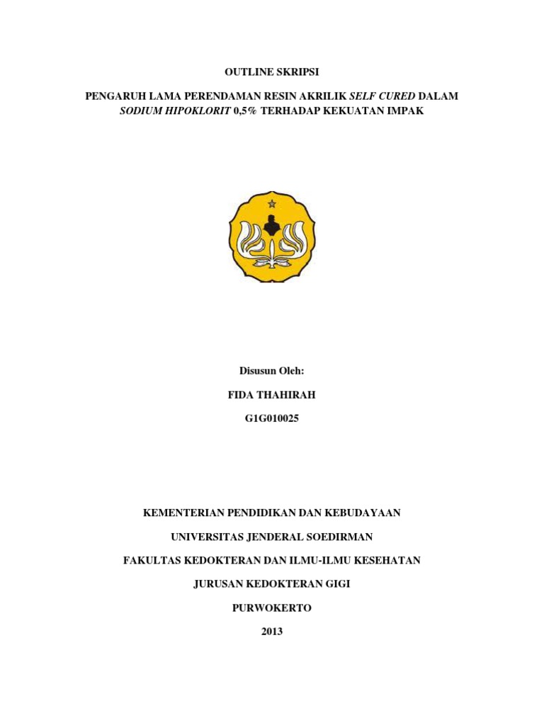 Outline Skripsi 2 | PDF