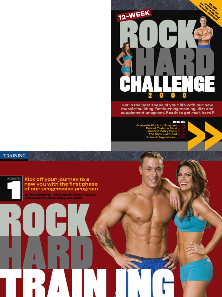 2008 Rock-Hard Challenge Program | PDF | Dance Science | Human Anatomy