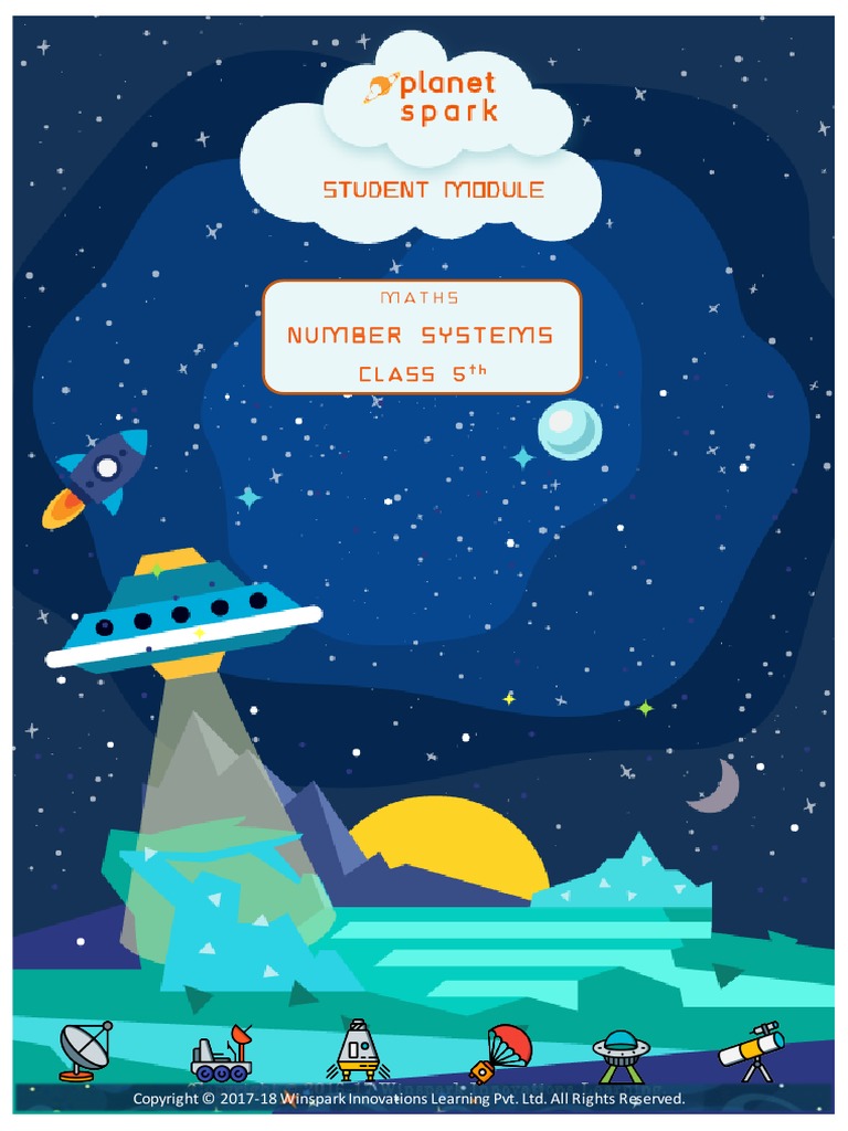 Number Systems: Class 5 | PDF | All Rights Reserved | Lexicology