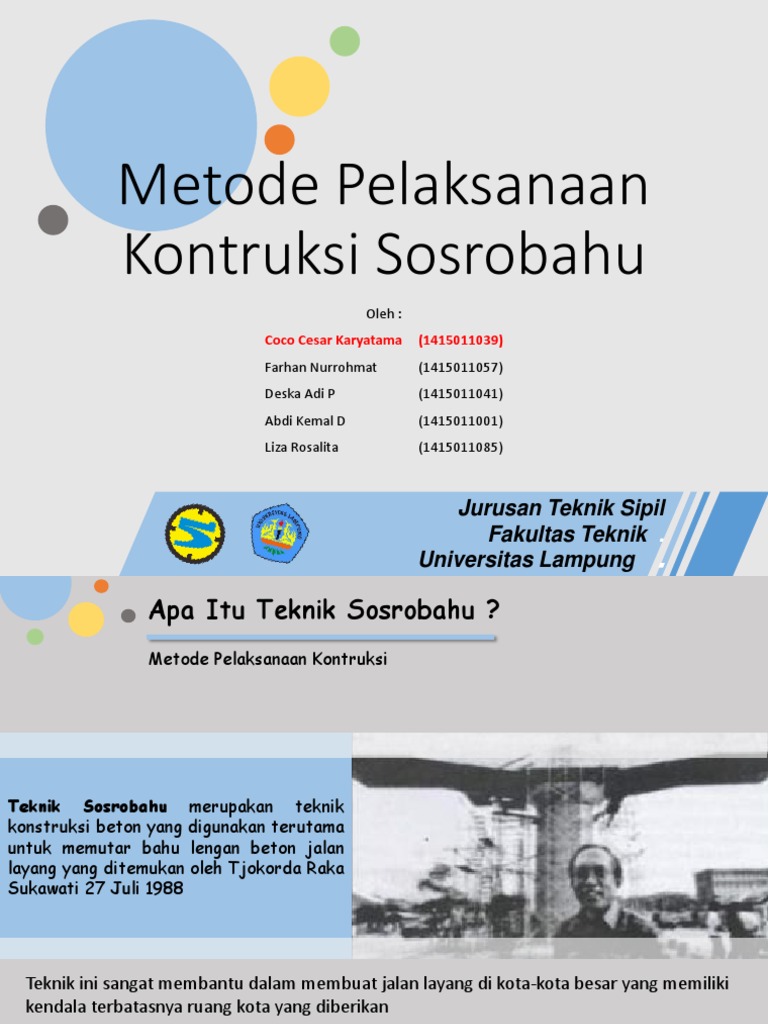 Metode Pelaksanaan Kontruksi Sosrobahu | PDF