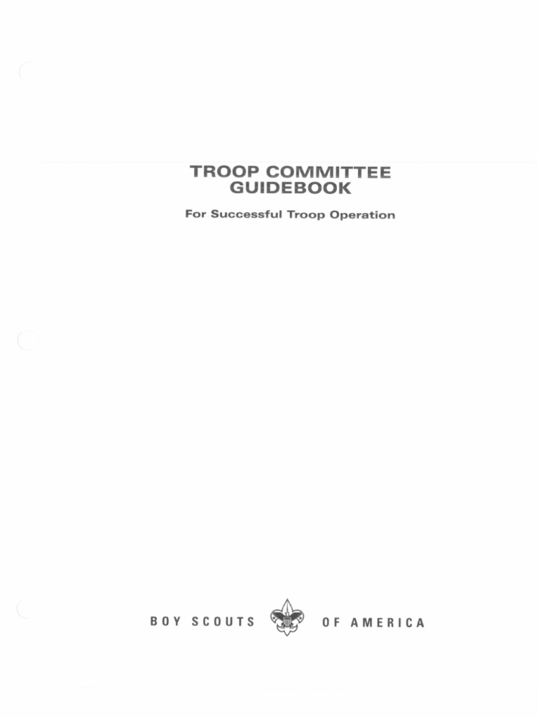 Troop Committee Guidebook | PDF | Scouting | Patriotic And National ...