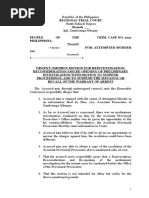 Motion For Reconsideration (Prosecutor Level) | PDF | Affidavit | Prosecutor