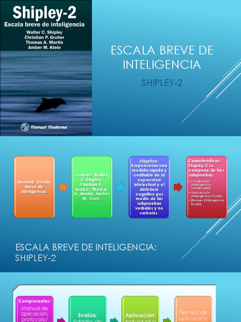 Shipley 2 | Conocimiento | Conceptos psicologicos