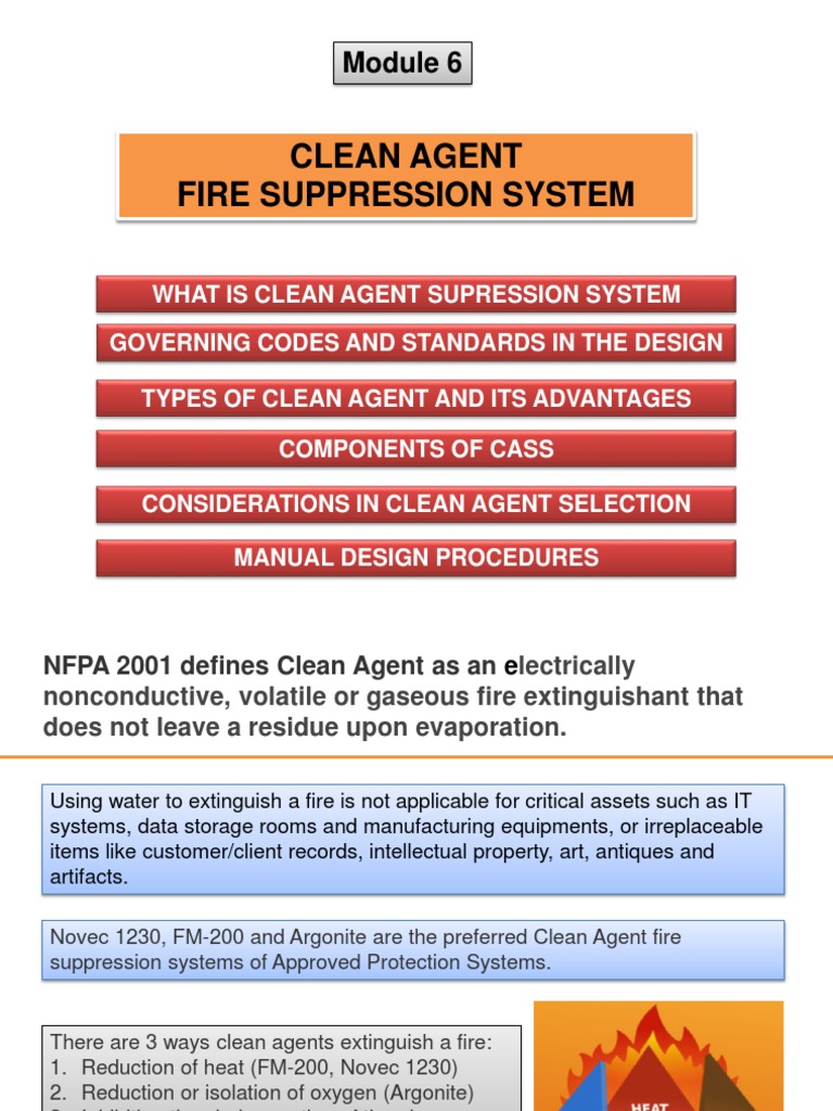 NFPA 2001 Clean Agent Systems Overview | PDF | Actuator | Valve