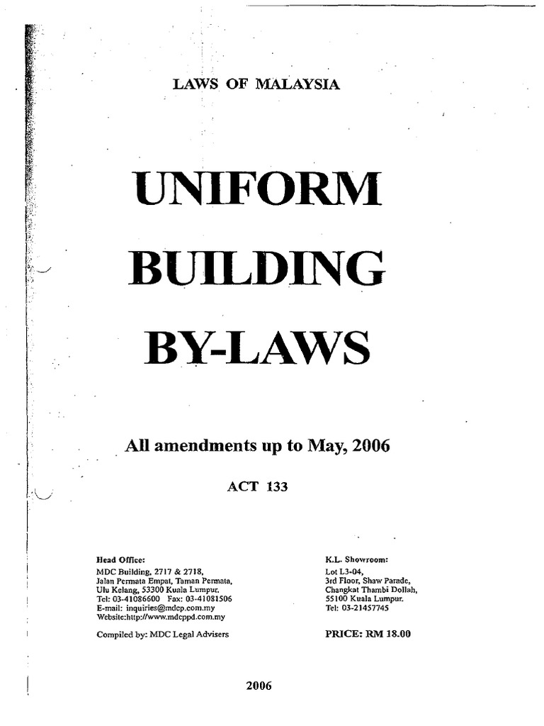 Uniform Building by Laws TxtRec | PDF | Wall | Building