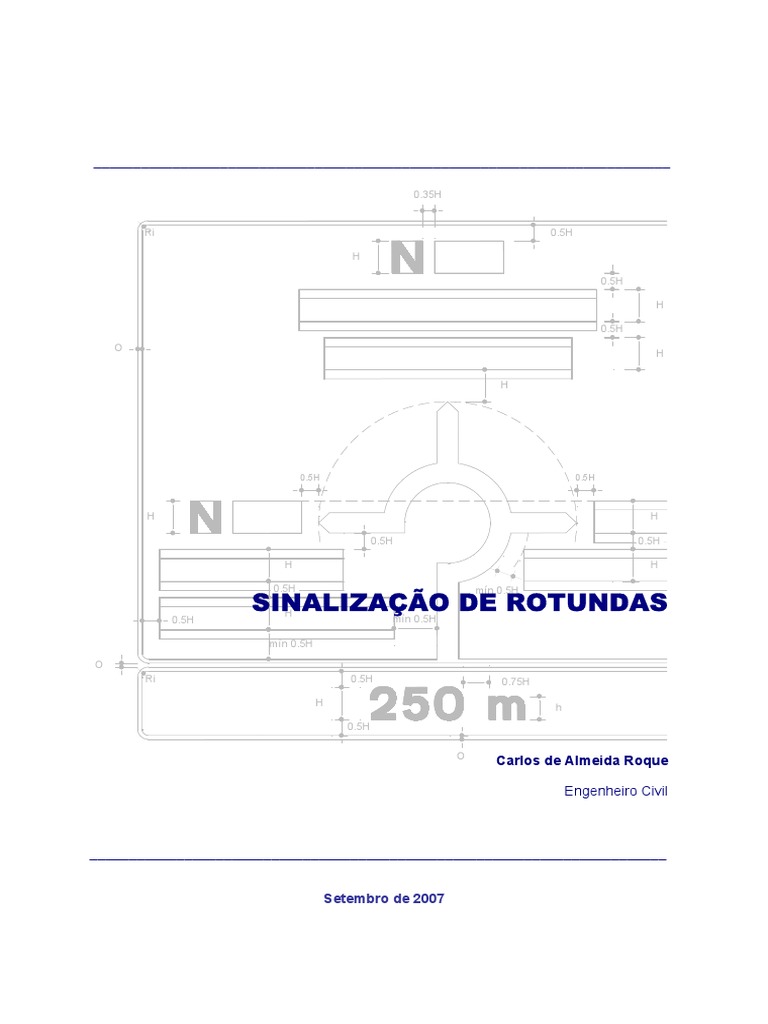 Sinalizacao de Rotundas PDF | PDF | Rodovia de acesso controlado | Tráfego