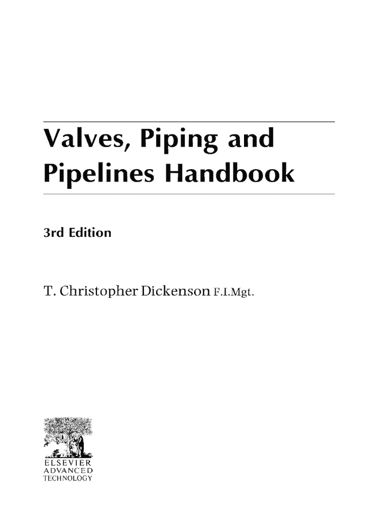 Valves, Piping, and Pipeline Handbook | PDF