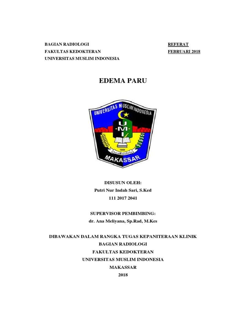 Putri Nur Indah Sari - Edema Paru | PDF