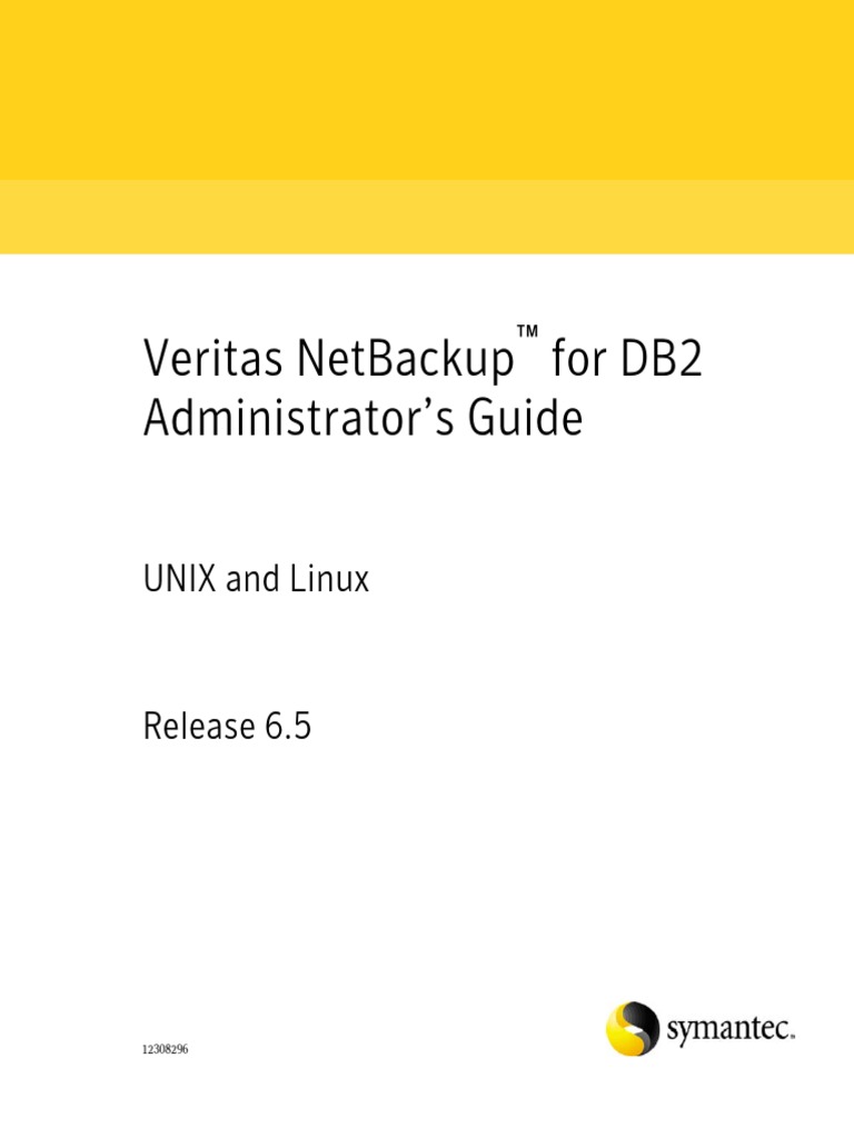 Veritas Netbackup For Db2 Administrator'S Guide: Unix and Linux | PDF | Backup | Computer Cluster