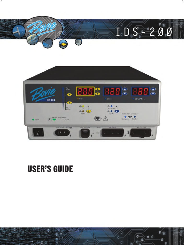 Ids200 Userguide55056001 SC | PDF | Electricity | Medicine