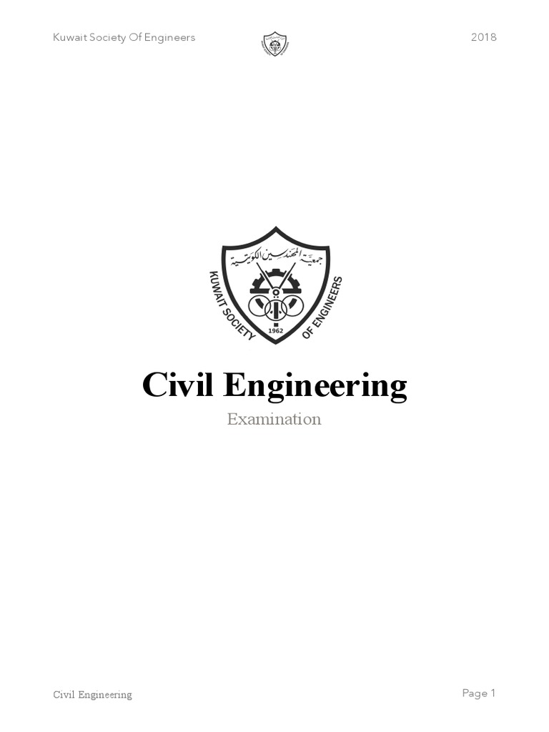 Civil Engineering Examination | Download Free PDF | Civil Engineering ...