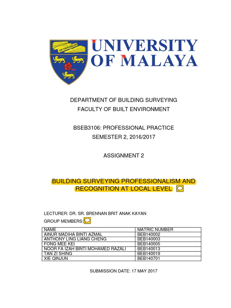 Professional Practice Compiled Report (Group NoorFa'Izah) Grp3May817 ...