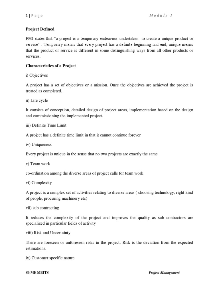 PM Notes Mod I s6 MG University B.tech Mechanical Students | PDF ...