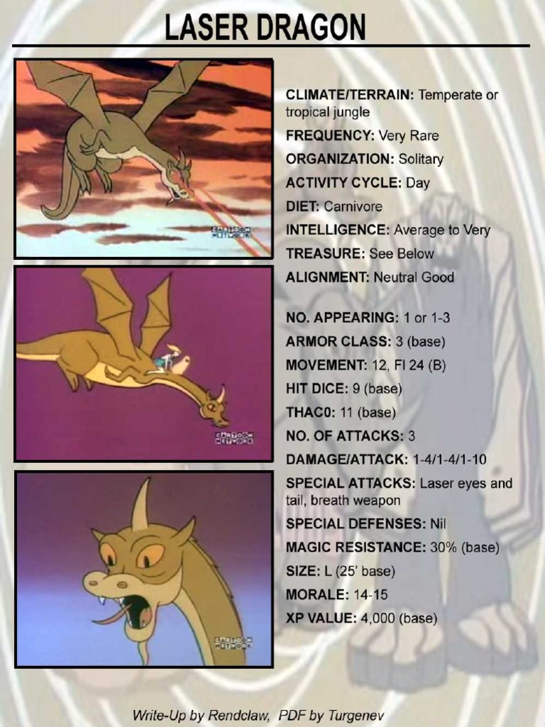 Laser Dragon Weakness