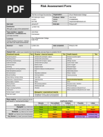 Example Risk Assessment For A Warehouse | PDF | Occupational Safety And ...