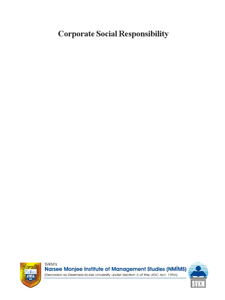 CSR E-Book | PDF | Millennium Development Goals | Corporate Social ...