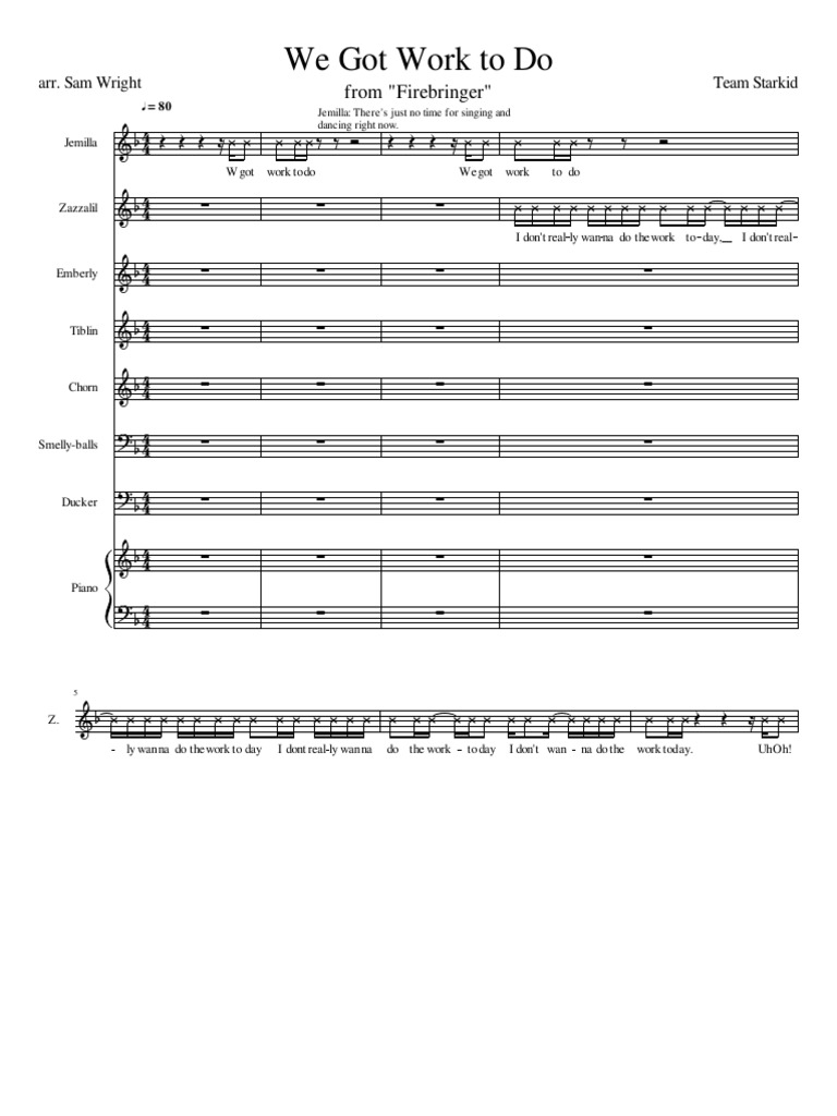 We Got Work To Do | PDF