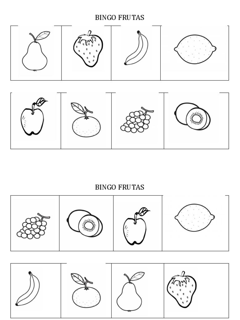 Bingo Frutas | PDF