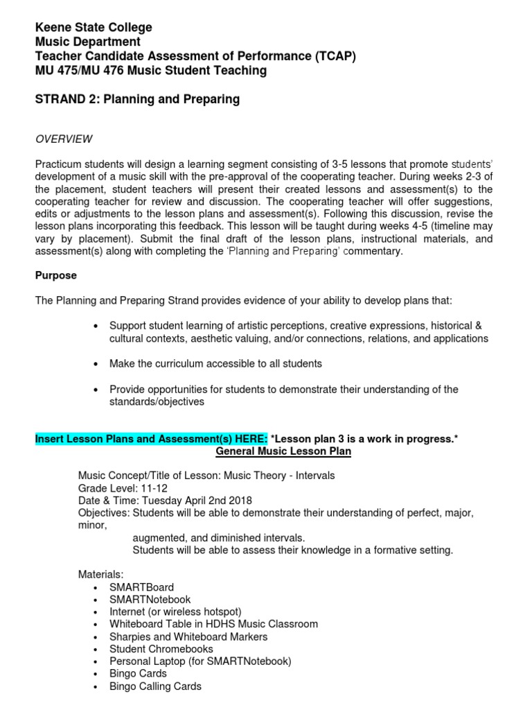 Dufresne HDHS TCAP Strand 2 Edit | PDF | Educational Assessment | Lesson Plan