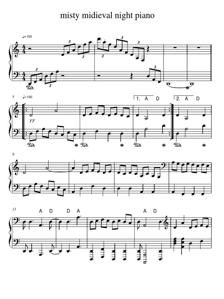 Misty Medieval Night | PDF