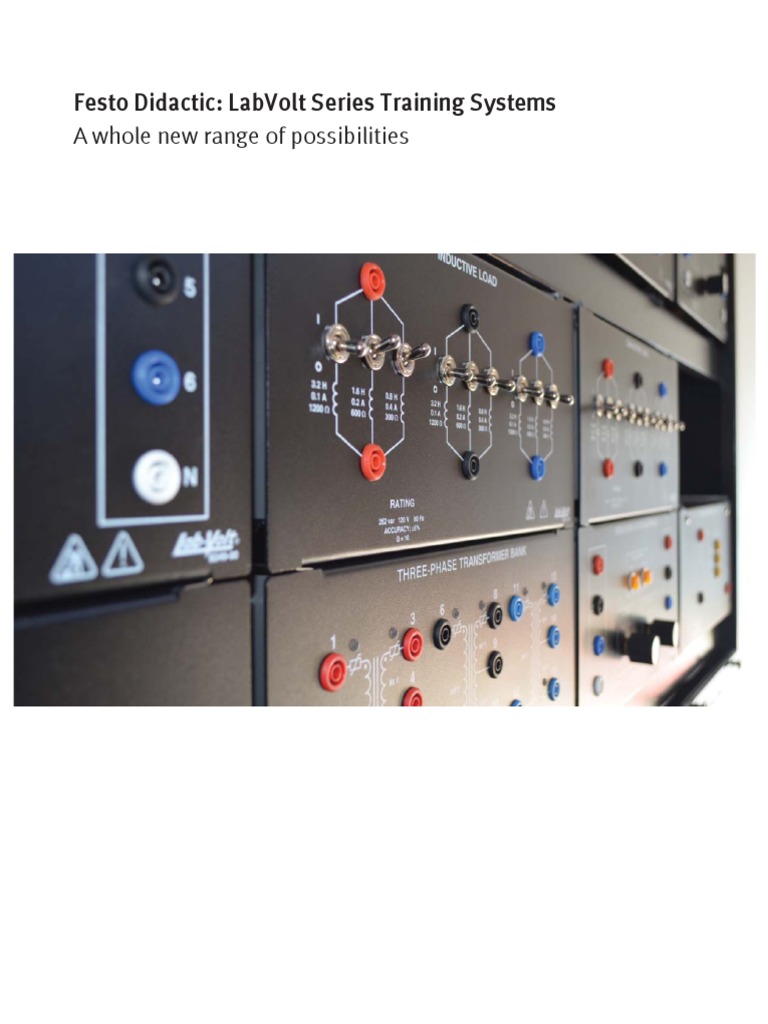 Sistema de Entrenamiento de La Serie Labvolt | PDF | Educational ...